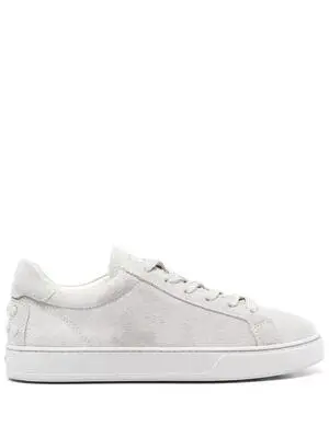 TOD'S Suede Lace-up Sneakers - Grey