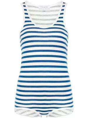 IOANA CIOLACU Striped Bodysuit - Blue