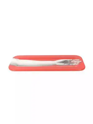 FORNASETTI Arm Print Tray - Red