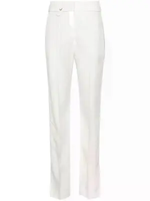 Jacquemus Le Pantalon Tibau Straight-leg Trousers - White