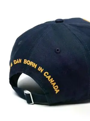 Dsquared2 Canadian Flag Baseball Cap - Blue
