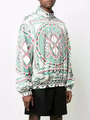 DAILY PAPER Abstract Pattern Bomber Jacket