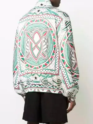 DAILY PAPER Abstract Pattern Bomber Jacket