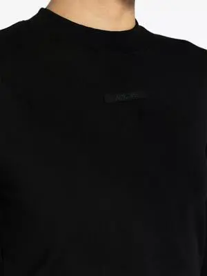 Jacquemus Gros Grain Logo Patch Long Sleeve Top