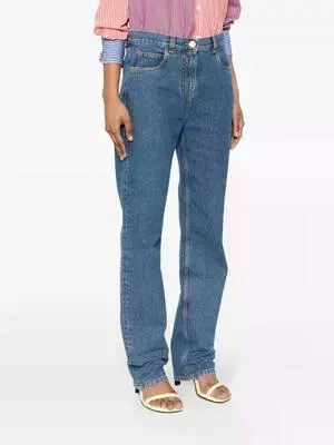 Etro Straight-leg Jeans With Contrast Stitching