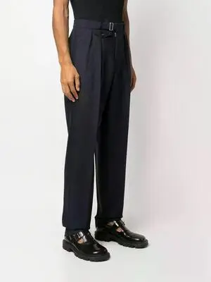 MAISON MARGIELA Four-stitch Tapered Wool Blend Trousers