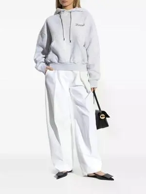 Jacquemus Logo Embroidered Hoodie