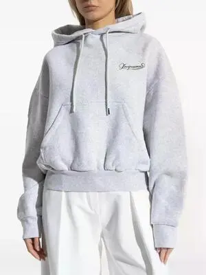 Jacquemus Logo Embroidered Hoodie