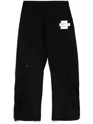 MUSIUM DIV. Logo-patch Trousers - Black