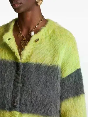 Etro Striped Brushed Cardigan-coat
