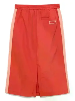 Maison Kitsuné Flash Fox Long Skirt - Red