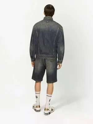 Dolce & Gabbana Distressed Denim Trucker Jacket