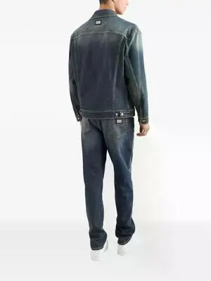Dolce & Gabbana Distressed Denim Trucker Jacket