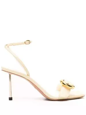 Jacquemus 100mm Les Sandales Regalo Sandals - Neutrals