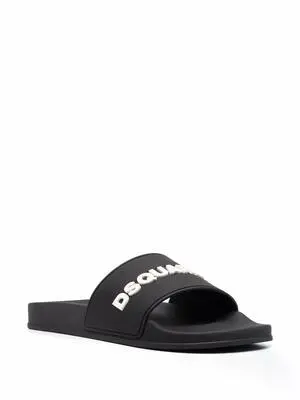 Dsquared2 Embossed Logo Detail Slides