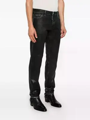 Dsquared2 Garment-dyed Straight Leg Jeans