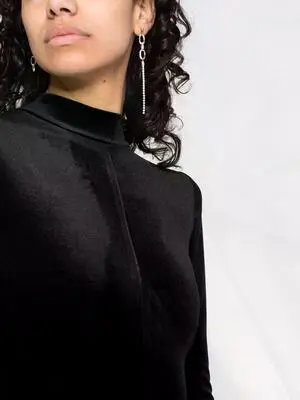 Alchemy Fashions X Lia Aram Velvet-effect Long-sleeve Jumpsuit