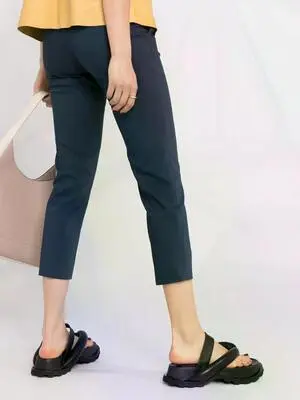 BLANCA VITA Topazio Cropped Slim-cut Trousers