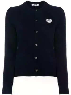 Play Comme Des Garcon Crew Neck Cardigans For Women