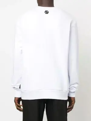 Philipp Plein Skull Logo-print Crew-neck Sweatshirt