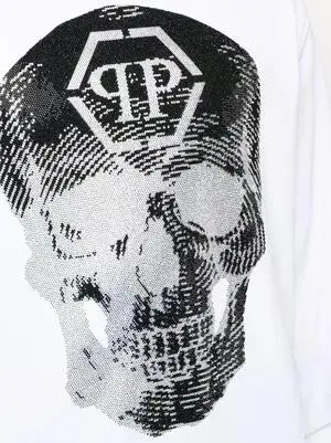 Philipp Plein Skull Logo-print Crew-neck Sweatshirt