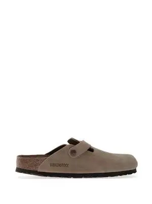 BIRKENSTOCK Boston Leather Clogs - Brown