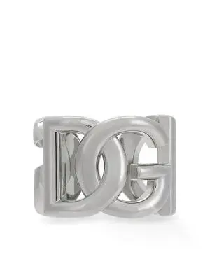 Dolce & Gabbana Logo Ring - Silver