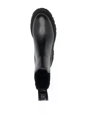 Zadig&Voltaire Round Toe Leather Chelsea Boots