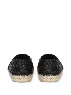 Dolce & Gabbana Woven Leather Espadrilles