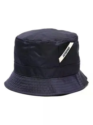 Jacquemus Jacquemus La Bob Ovalie Bucket Hat Blue