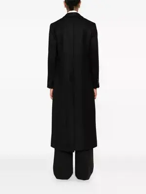 BLANCA VITA Herringbone Pattern Wool Blend Coat