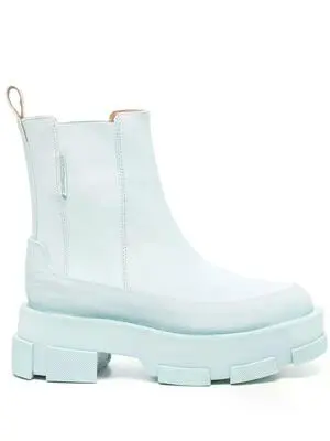 Both Slip-on Chelsea Boots With Chunky Rubber Sole - Blue
