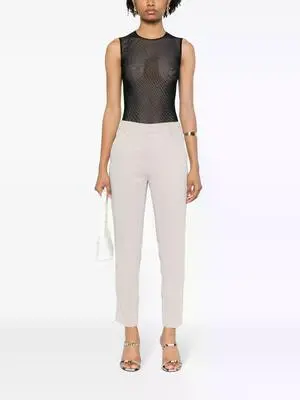 BLANCA VITA Pelargo Slim-cut Tailored Trousers