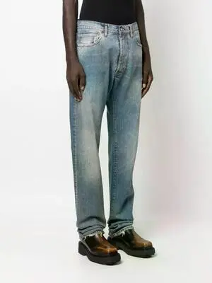 MAISON MARGIELA Distressed Straight-leg Jeans