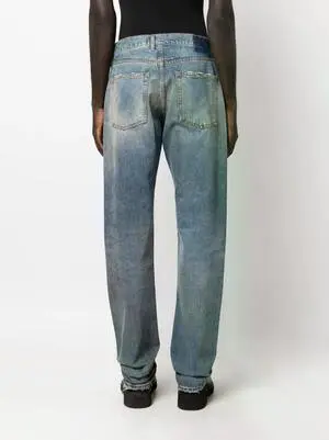 MAISON MARGIELA Distressed Straight-leg Jeans