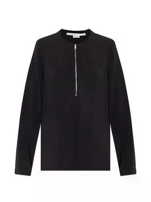 Stella McCartney Arlesa Top With Front Zip - Black