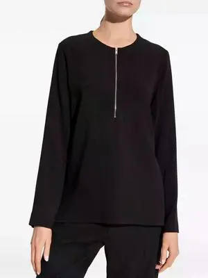 Stella McCartney Arlesa Top With Front Zip - Black