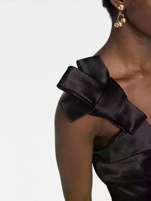 JIL SANDER Bow Detail Midi Dress