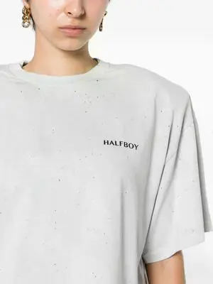 HALFBOY Distressed Cotton T-shirt