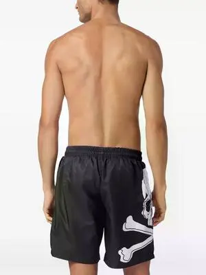 Philipp Plein Skull & Bones Swim Shorts