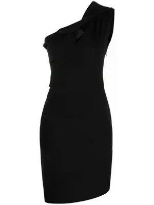Givenchy One-shoulder Mini Dress - Black