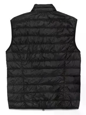 EA7 Logo-print Padded Gilet - Black