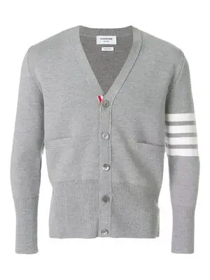 Thom Browne 4-bar Cardigan - Grey