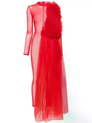 Alchemy Fashions X Lia Aram Tulle Jumpsuit - Red