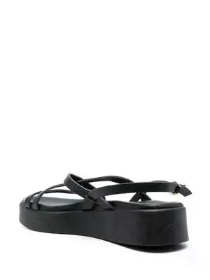 ANCIENT GREEK SANDALS Silia Slingback Sandals - Black