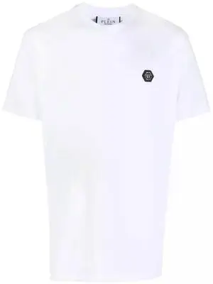 Philipp Plein Logo-patch Cotton T-shirt