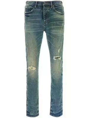 PURPLE BRAND Ripped Detailing Jeans