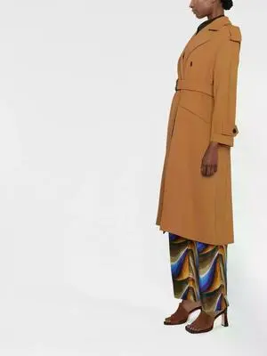 BLANCA VITA Double-breasted Belted Coat