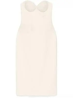 Giuseppe Di Morabito Strapless Midi Dress