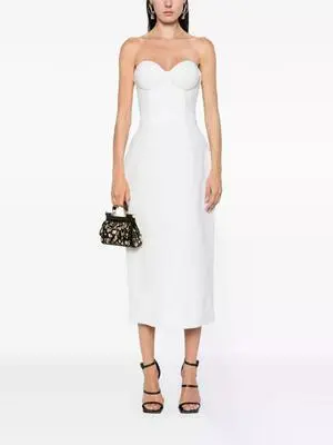 Giuseppe Di Morabito Strapless Midi Dress